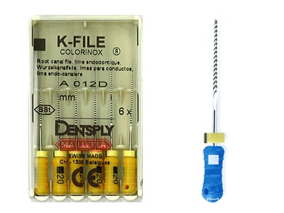 Strugači K-feile colorinox Maillefer 25mm 10 - Sanitaria.hr